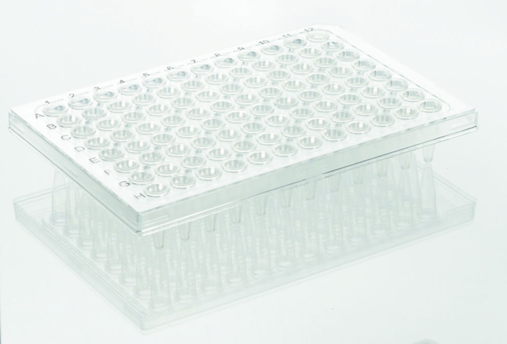 PCR-Platten 96 well, Rigid Frame | transparent | 781547 | 200 µl | halb ...