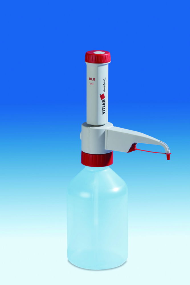 Flaschenaufsatz-Dispenser VITLAB® SIMPLEX2 FIX | 1.0 ml | 1622502 | 1.0 ...