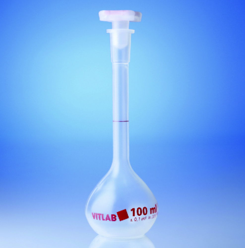 Messkolben, PMP, Klasse B | 67595 | 270 mm | 500 ml | NS19/26 | 0,50 ± ...